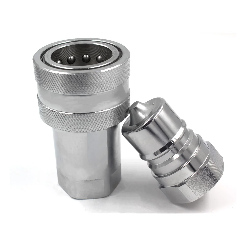 Kze 1/2 Inch Npt/bsp Thread Female /male Hydraulic Quick Coupling ...