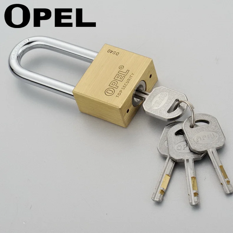 Top Security Long Shackle Square Brass Copper Uncuttable Vane Disc Key ...