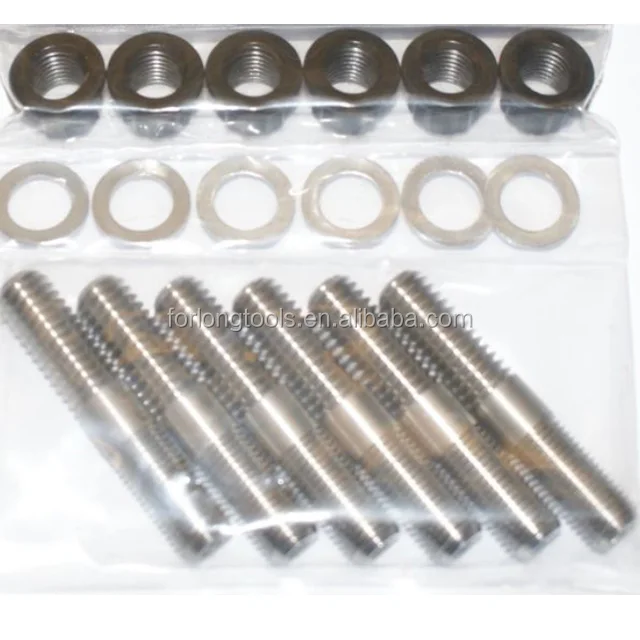 Titanium Double End Stud 3/8"-24-16 * 2.0" Titanium Torque Tube Stud ...