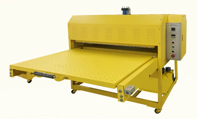 100x120 축구 폴로 T 셔츠 인쇄 더블 히트 플레이트 유압 열 프레스 기계 Buy 더블 히팅 플레이트 유압 열 프레스 기계 Product On