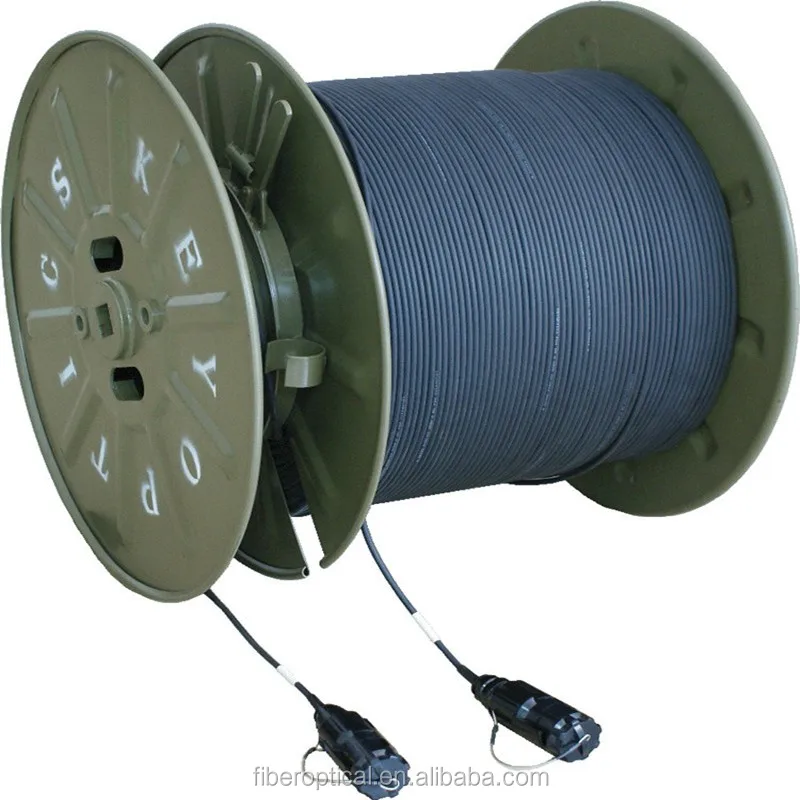 2 Core Single Mode Armored For Field Optical Fiber Cables - Buy Field ...
