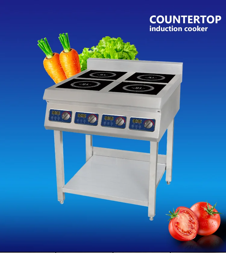 2500w Stainless Steel 4 Burner Induction Multi Cooker Cooktop With ...