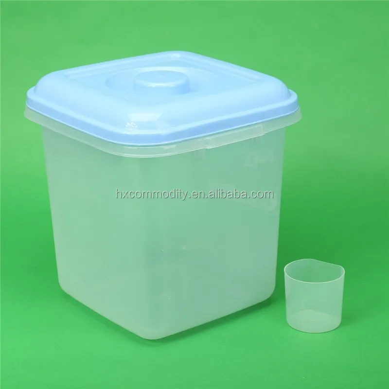 25kg Capacity Airtight Pp Plastic Kitchen Rice Storage Container With ...