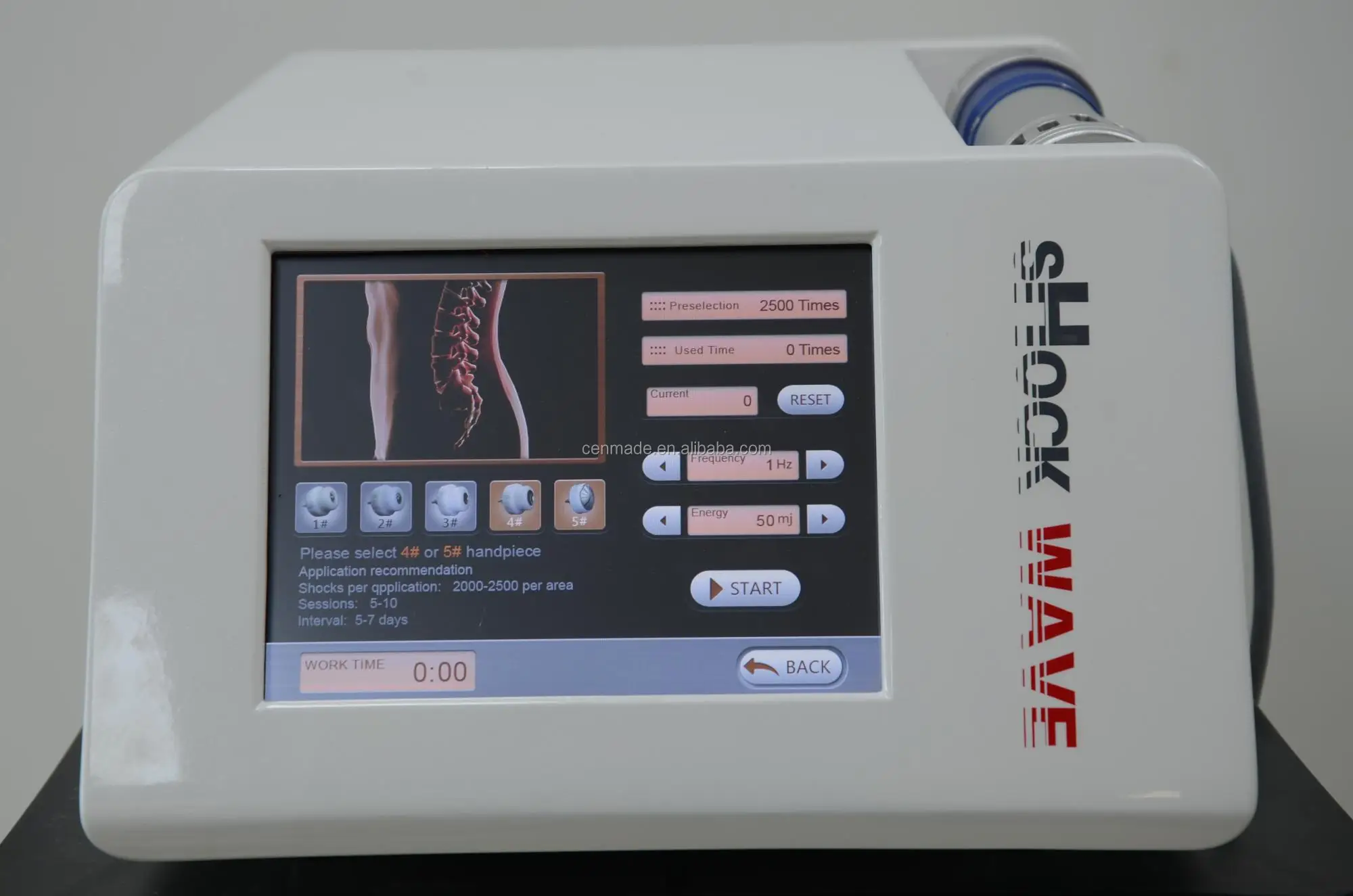 Focused Radial Extracorporal Shockwave Therapy Medical Equipment For ...