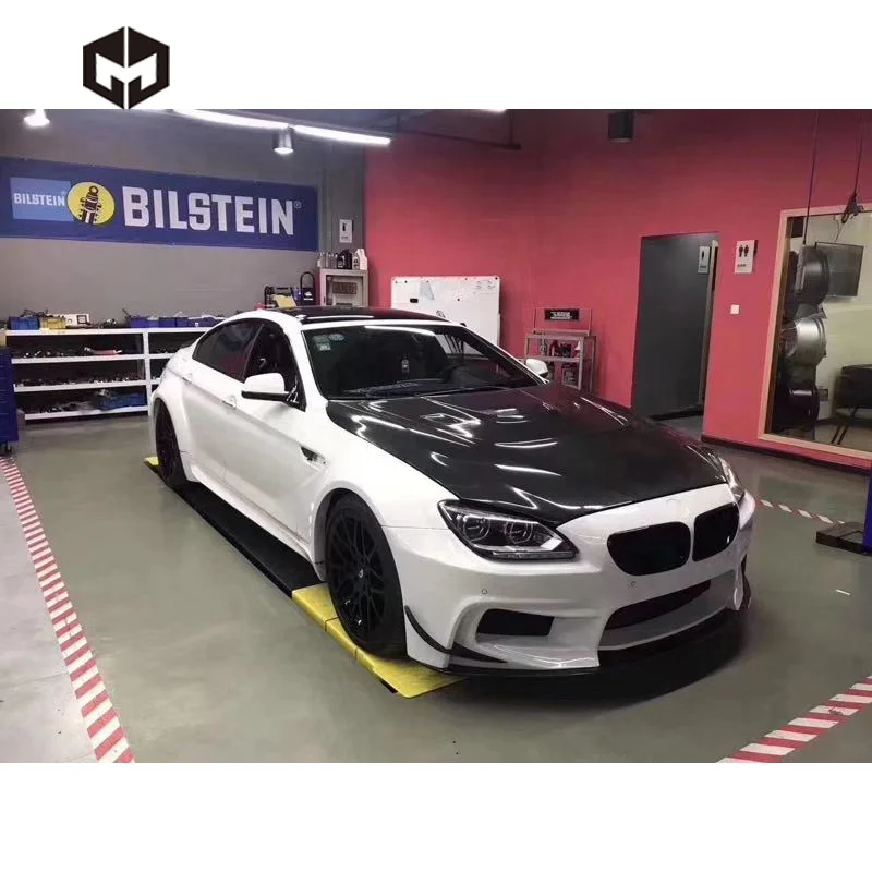 Fiberglass Prior Design Wide Body Kit for BMW 6 Series