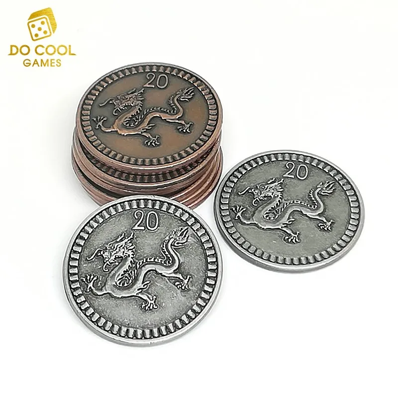 Promotional Metal Custom Dollar Metal Token For Board Game - Buy Metal ...