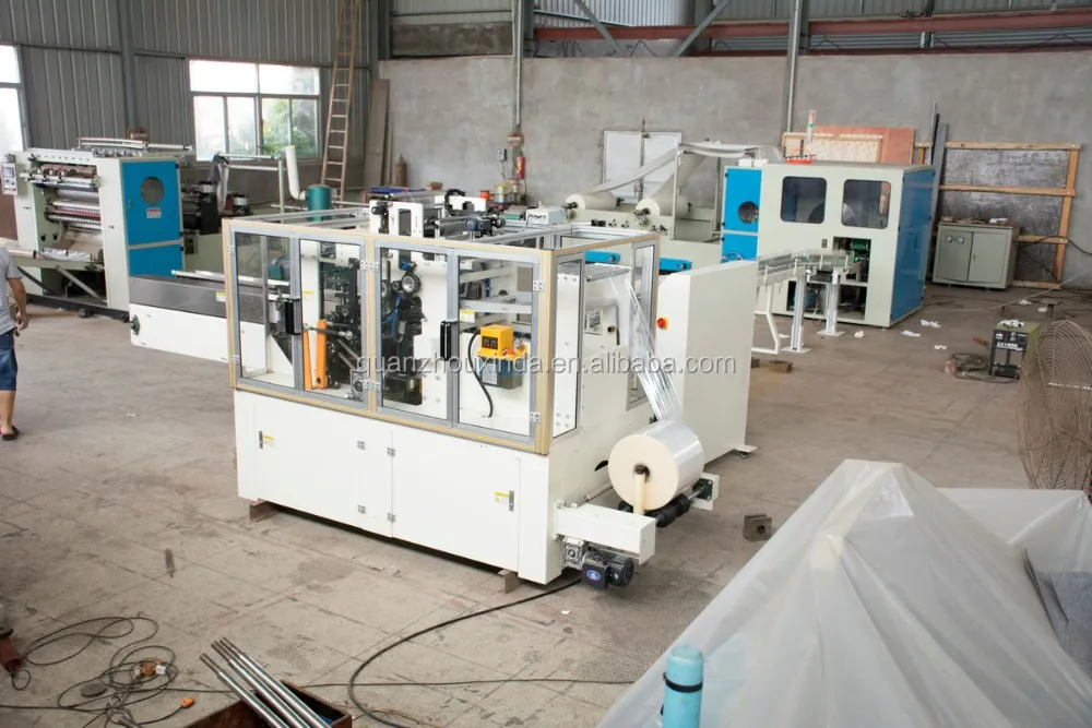 Easy Operation Complete Soft Tissue Nylon Bag Packer Facial Tissue ...