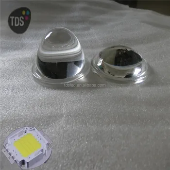 120 Degree 10w 30w 50w 100w Cob Led Lens 67mm With Chip Cover - Buy 50w ...