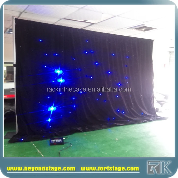 Portable Dmx Led Star Drop Curtain For Theatre - Buy Led Star Drop ...