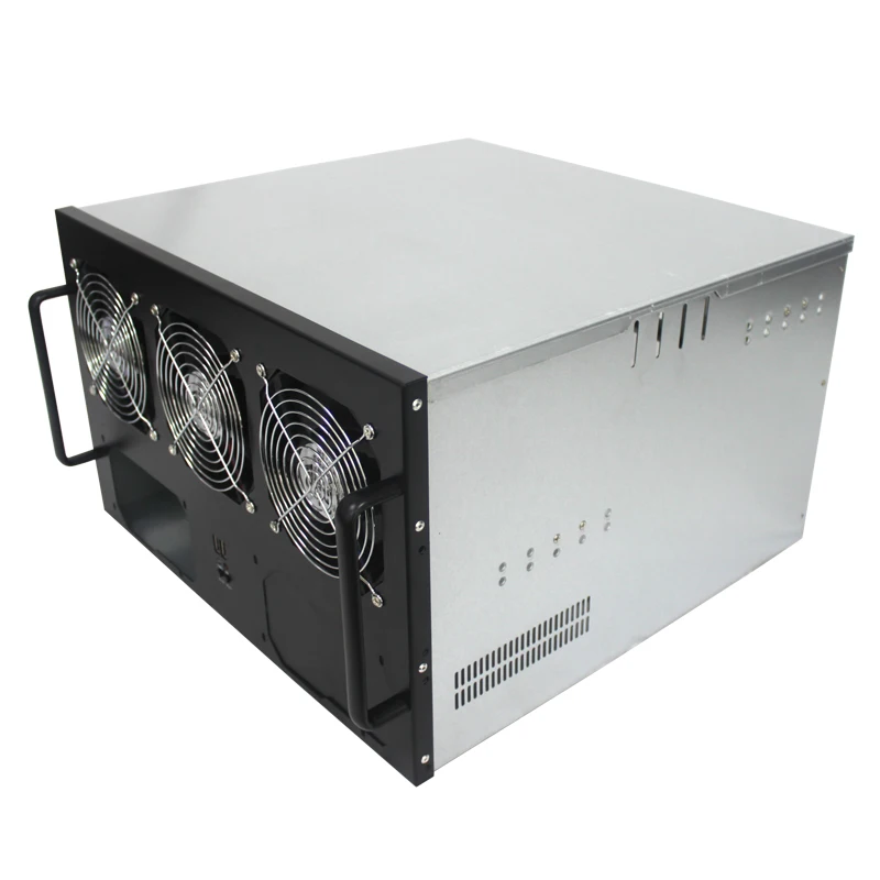 6U GPU Server Case - Efficient Storage for 6 Graphics Cards