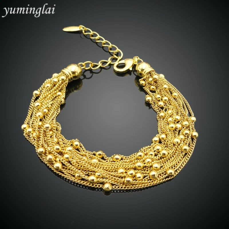 High Quality Chain Necklace Dubai Gold Jewelry Sets for Woman