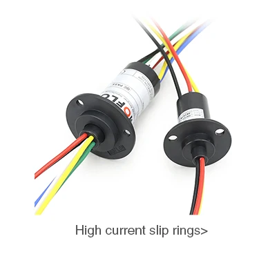 Moflon 360 rotating electrical connector slip ring with 2~96wires ...