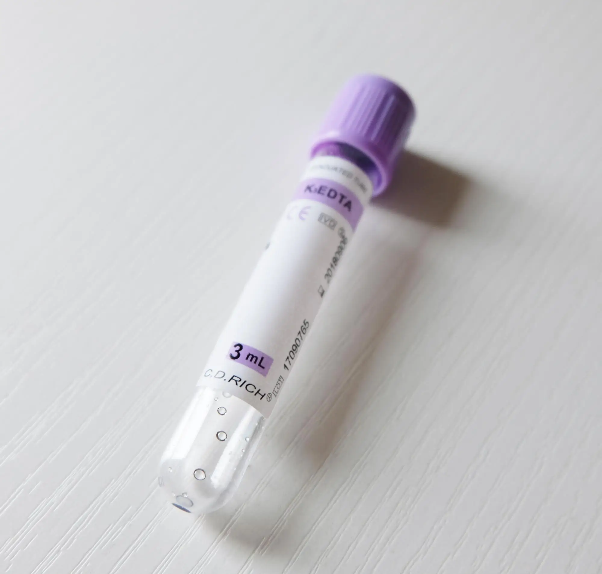 Medical Disposable Safety Purple Cap Vacutainer Vacuum Blood Collection ...