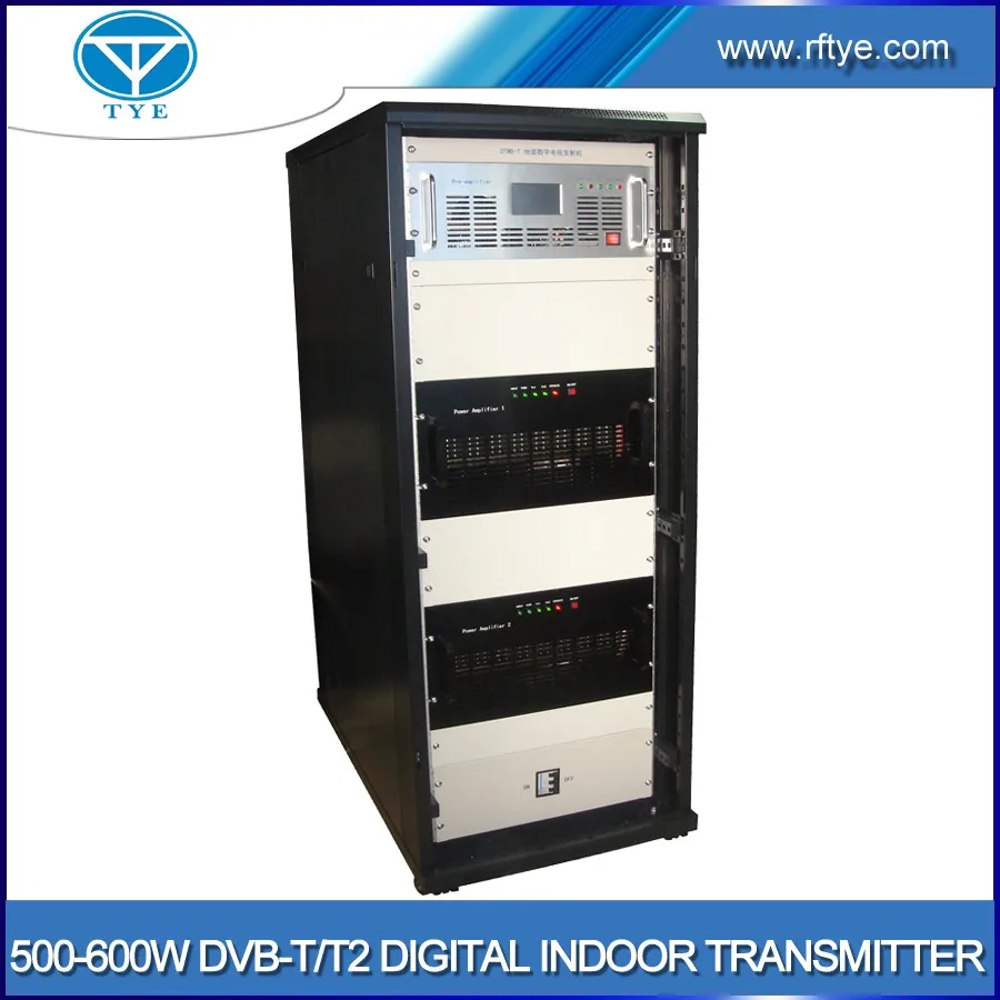 10-1000W Wireless TV UHF DVB-T/T2 Digital Transmitter for Signal ...