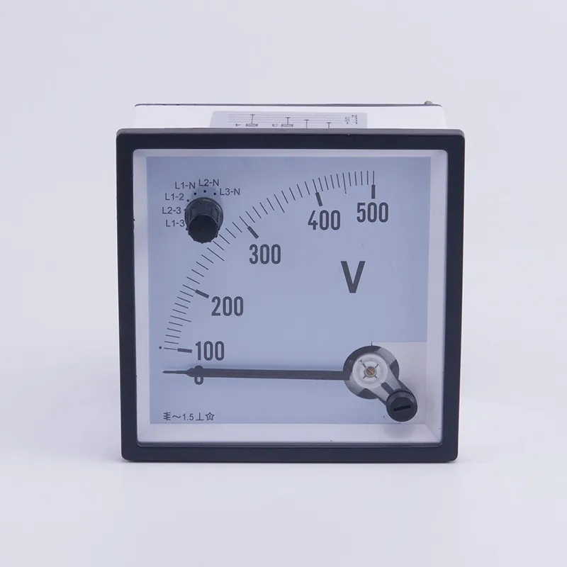 Ac Panel Meter Analog Voltmeter - Buy Panel Voltmeter,Voltmeter,Panel ...