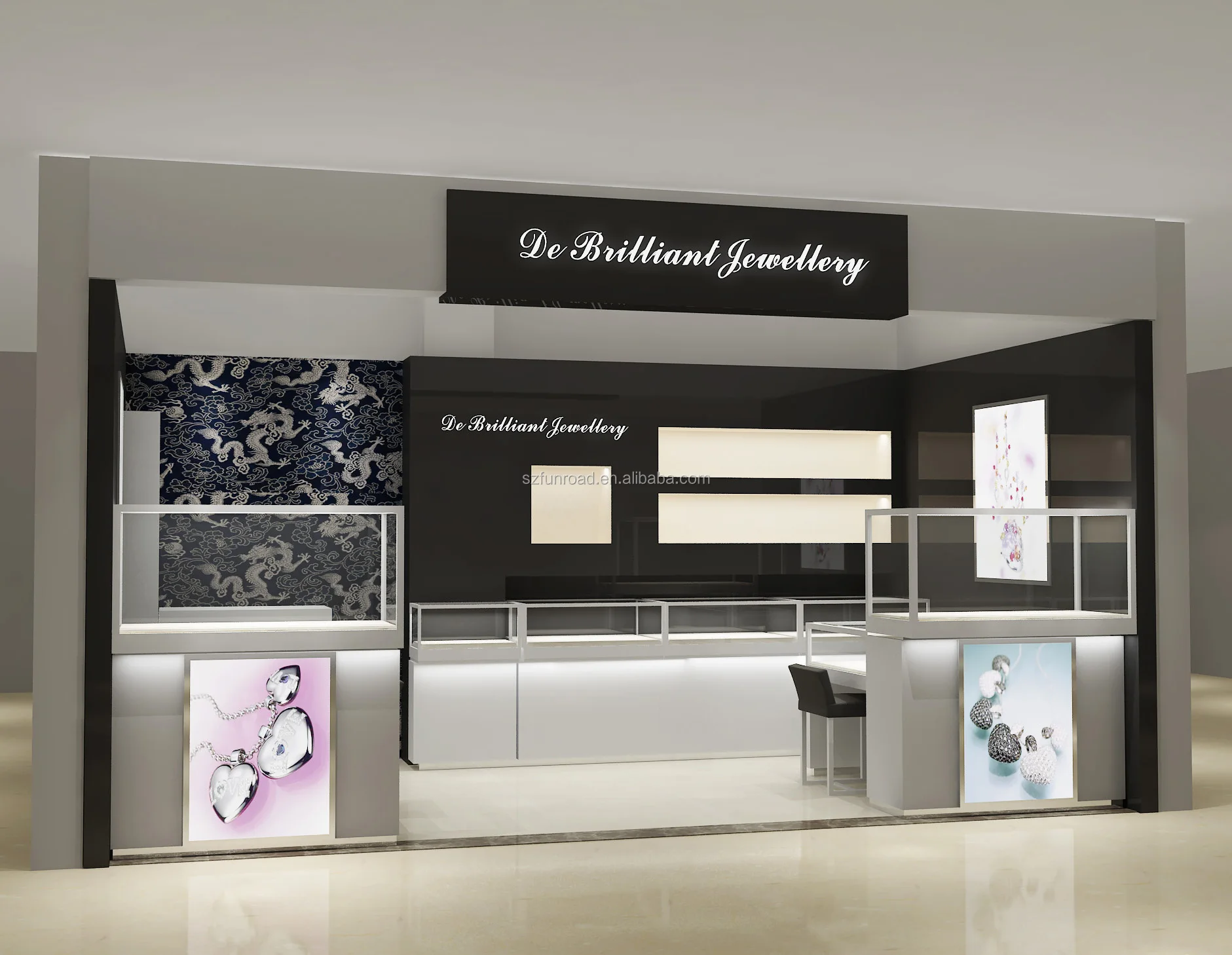 Luxury Retail Jewellery Kioks Design For Store Fixture - Buy Luxury ...