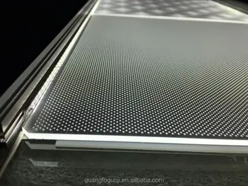 Pmma Acrylic Led Light Guide Plate Lgp Laser Engraving Size Customized ...