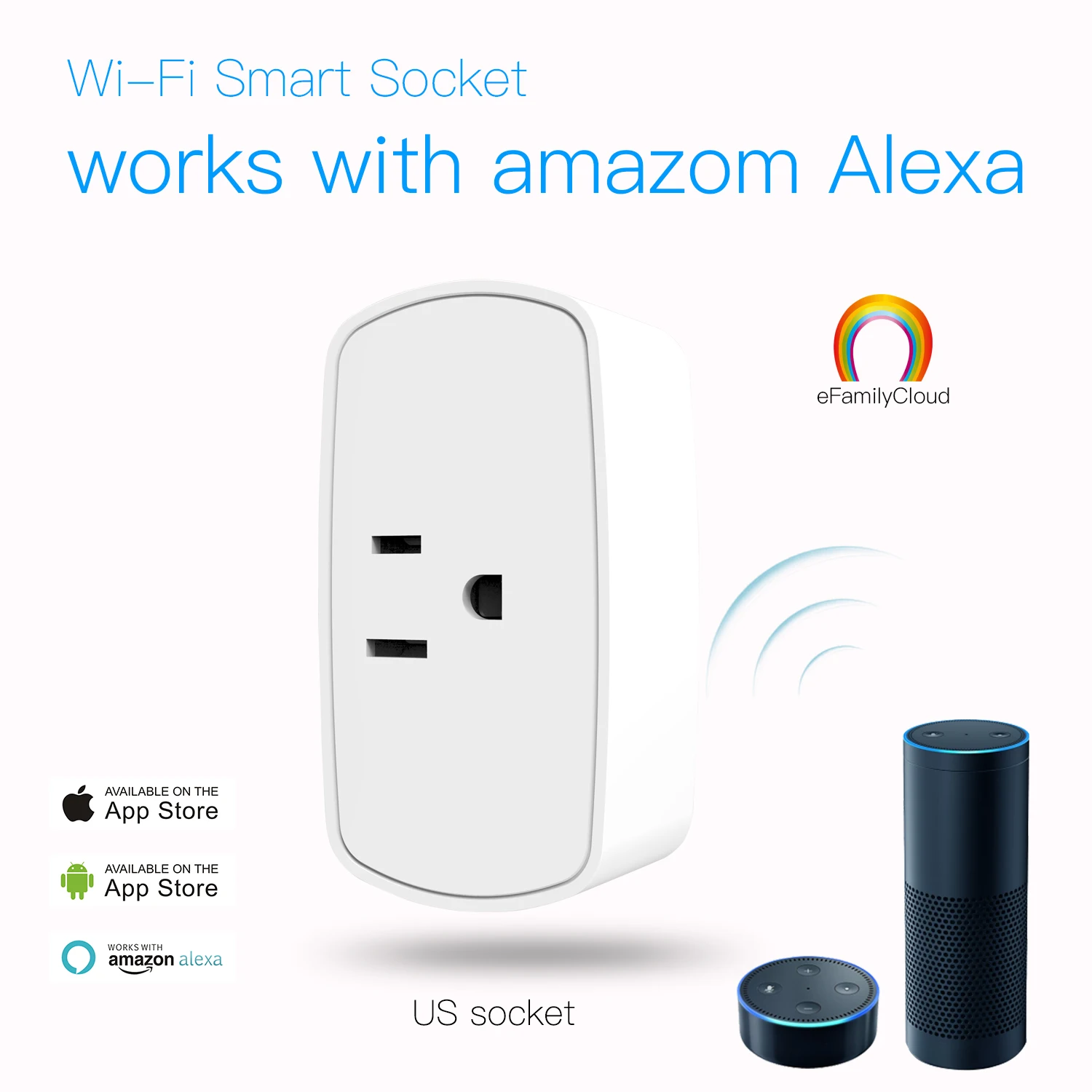 Tuya App Wireless Outlet Smart Wifi Socket For Alexa Energy Monitor ...