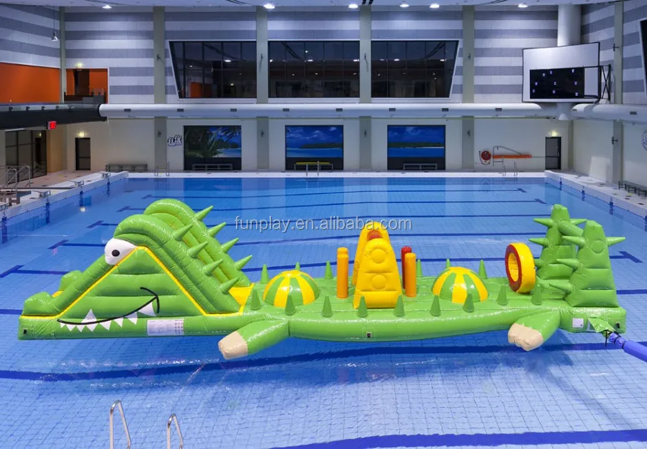 Giant Inflatable Water Obstacle Course For Swimming Pool For Sale - Buy ...