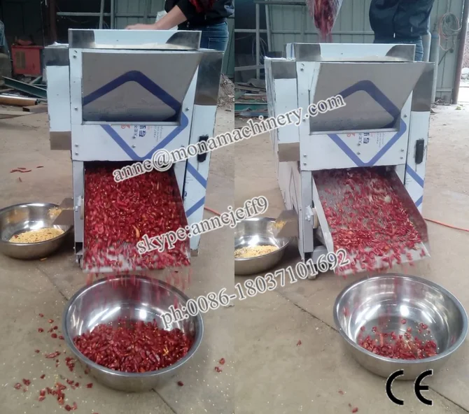 Chilli Stem Cutter Machine Automatic Chili Ring Cutting Machine Red ...