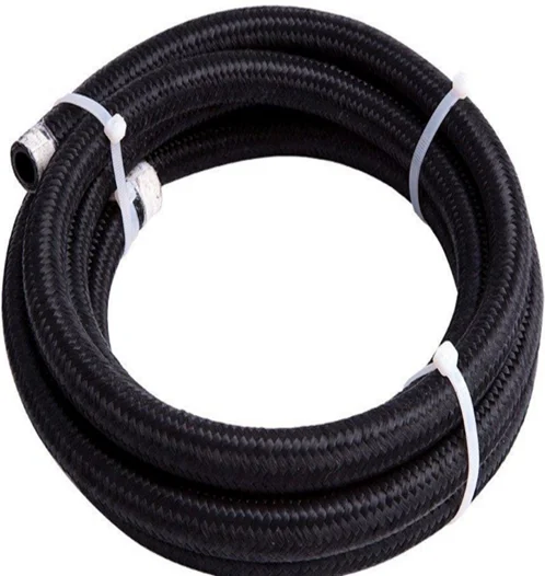 6mm 8mm 10mm Black Nylon Or Cotton Yard Over Braided Nbr Rubber Petrol ...