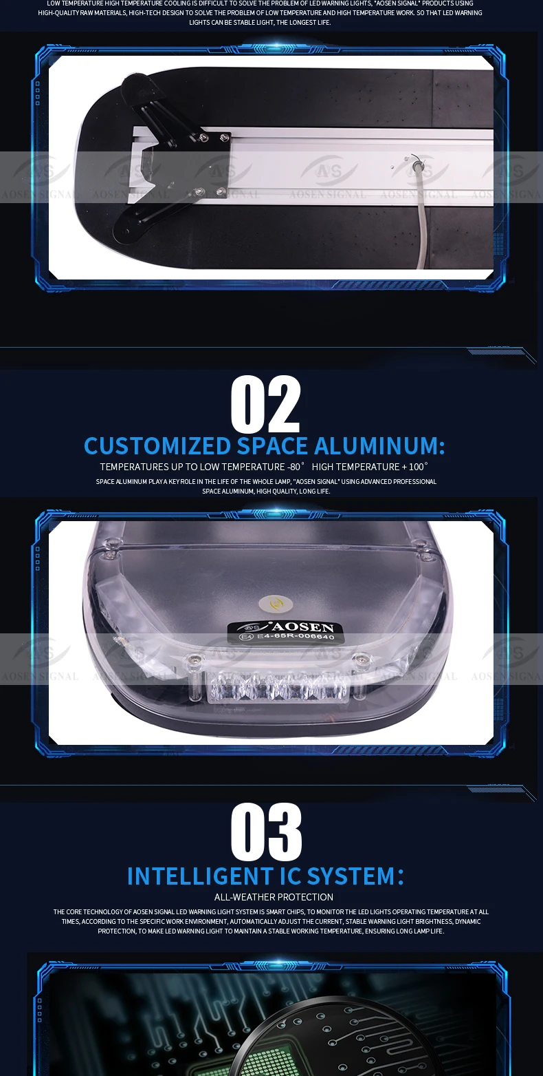 36 Flash Led Car Light With Remote Controller 51inch Department Or ...