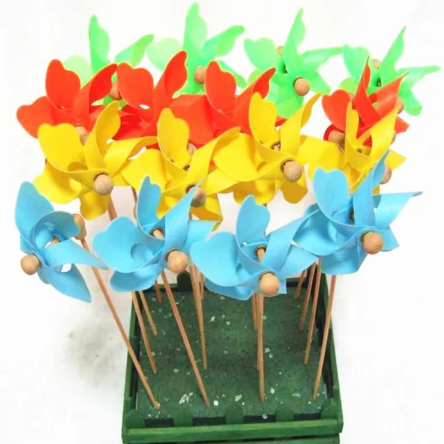Plastic Rainbow Windmill Kids Toy Windmill Pinwheel - Buy Plastic ...