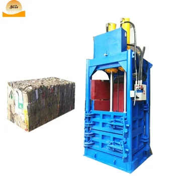 Vertical Hydraulic Mini Cotton Carton Baling Press Machine Waste ...