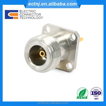 Panel Mount N Type Female Jack Straight Rf Coaxial Connector - Buy ...