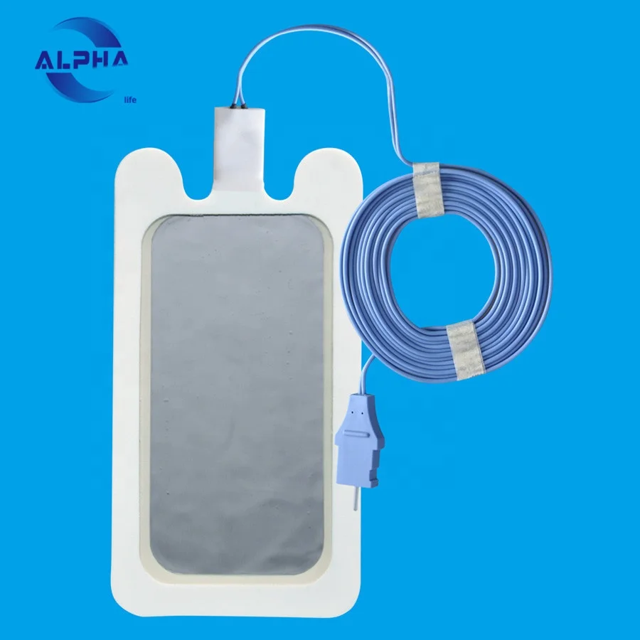 Disposable Electrosurgical Neutral Electrode Grounding Pads With Cable ...