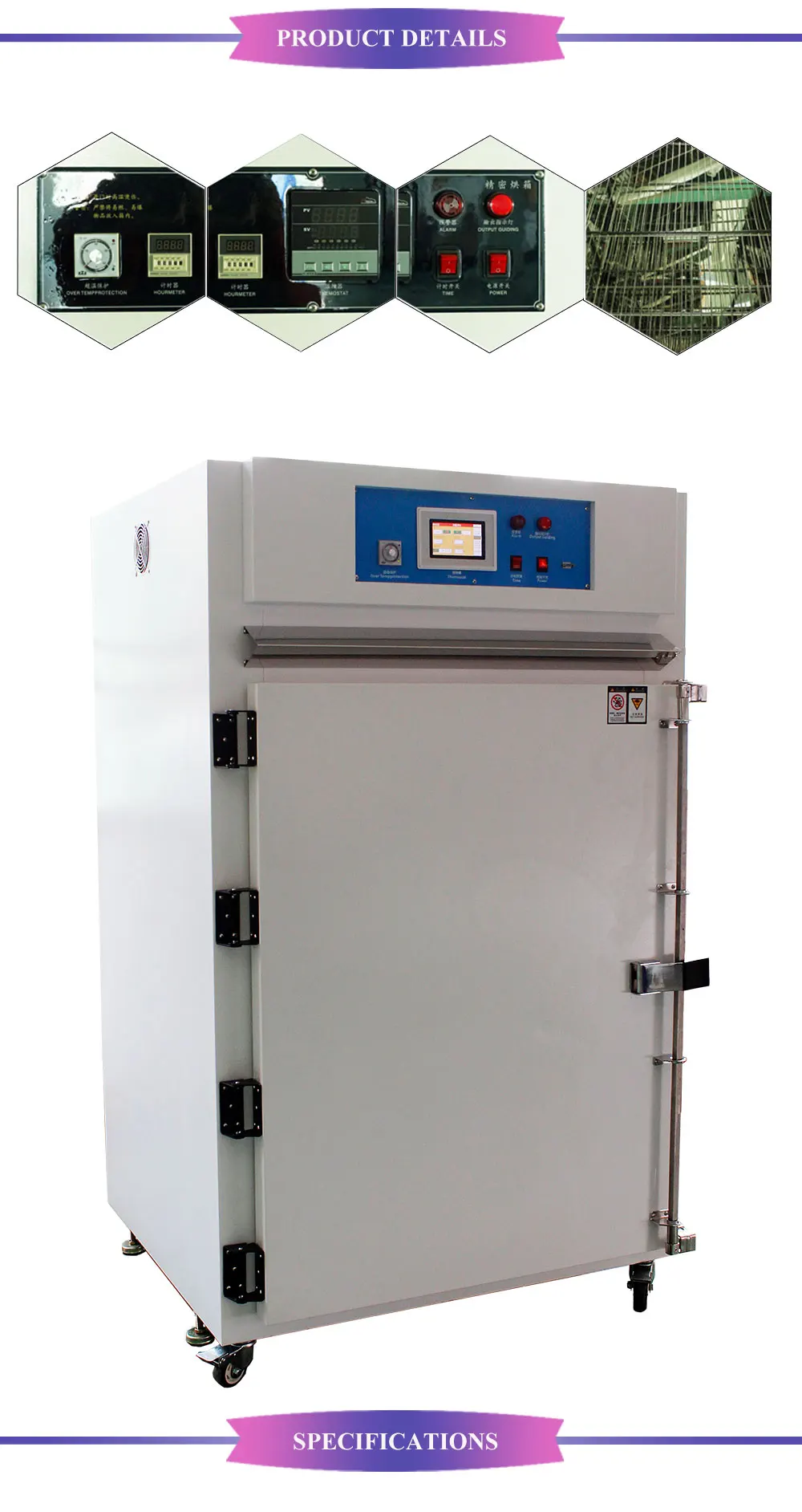 Heating Hot Air Chamber Circulating High Temperature Drying Oven - Buy ...