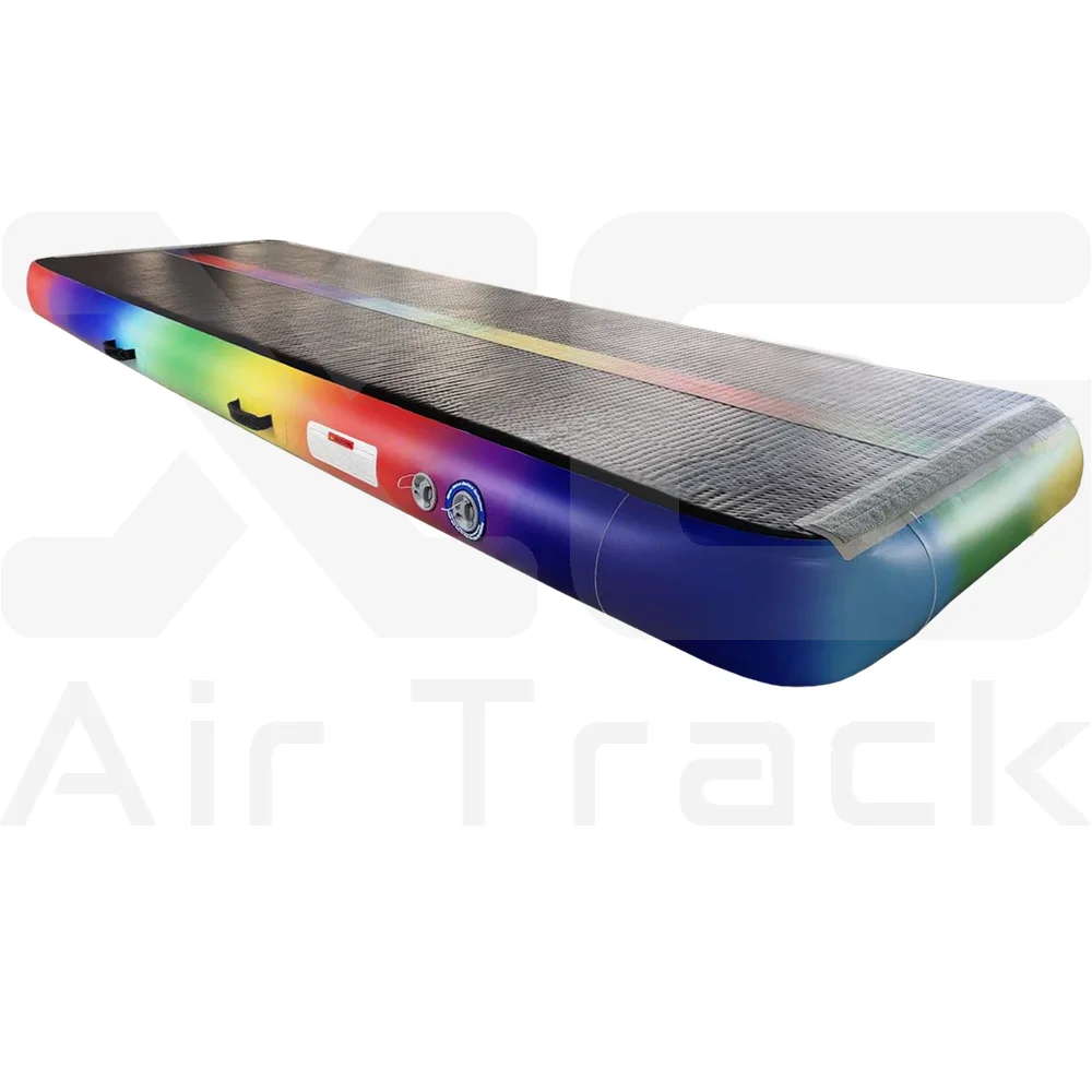 3m 4m 5m 6m 8m 9m 10m 12m Rainbow Airtrack P2 Gymnastics Tumbling Mat ...