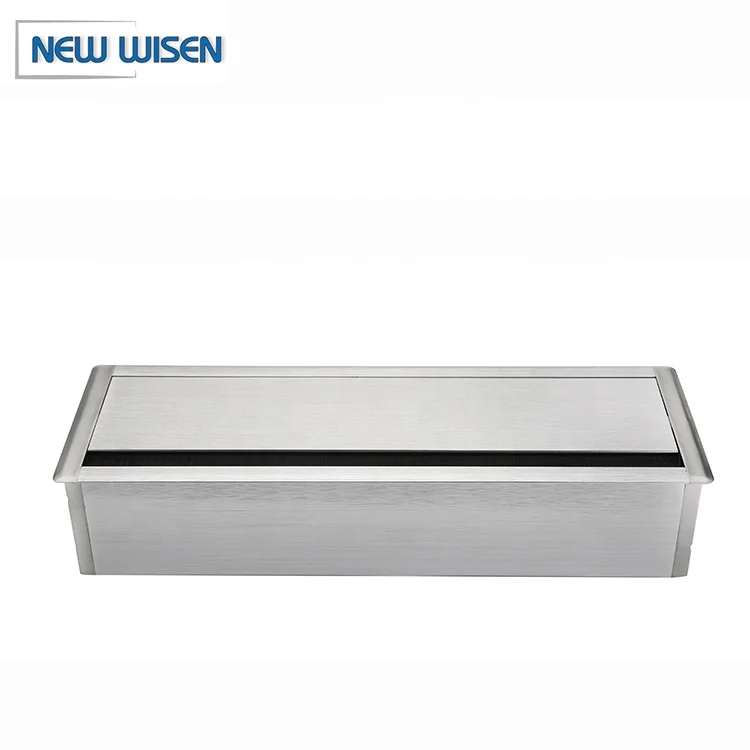 Conference Table Cable Management Aluminum Alloy Funiture Wire Box ...