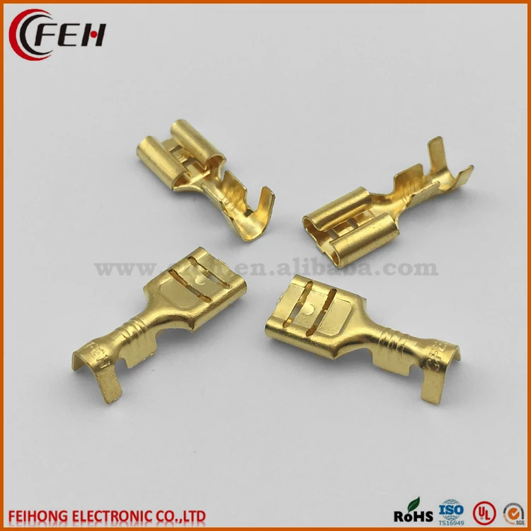 ST730135-2 KET 250 Series 6.3 Female Crimp Terminal Brass Tin-Plated ...