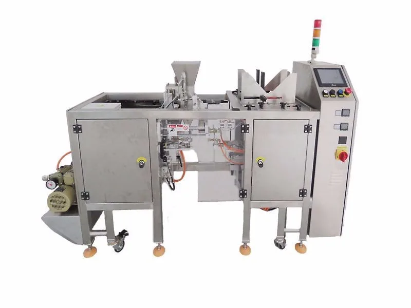 Double Head Mini Doypack Packing Machine For Big Size Premade Pouch ...