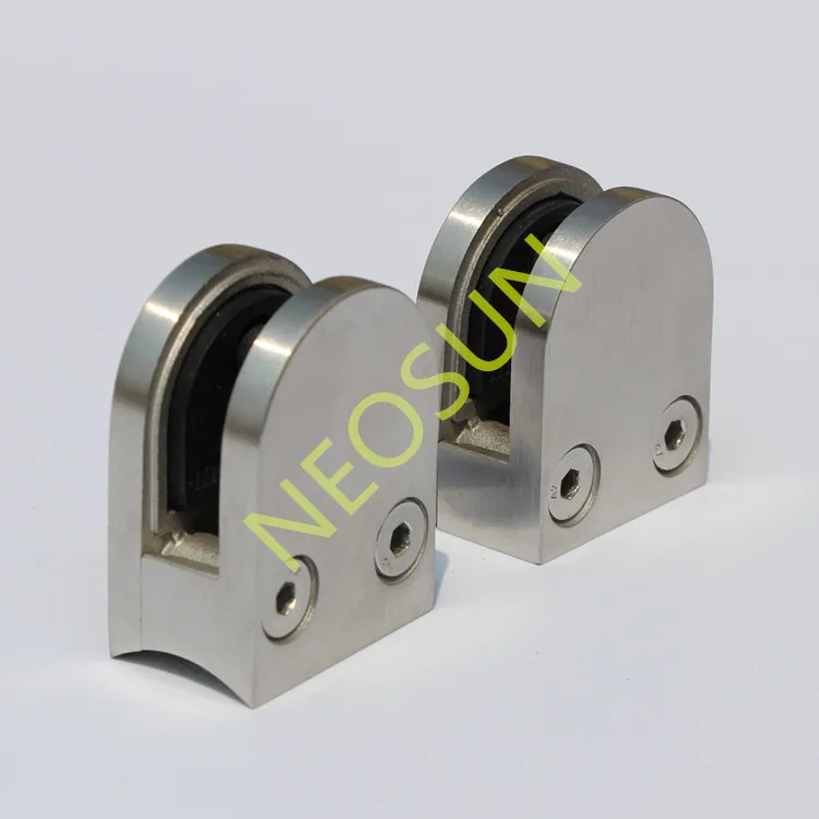 304 Stainless Steel Frameless Glass Door Gate Clamp Glass Fence Clamp ...