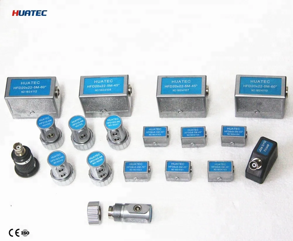Ultrasonic Flaw Detector Probe - Dual Crystal Transducer
