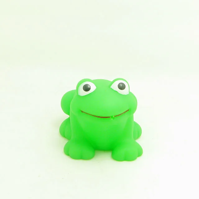 Customized Plastic Frog Toys - Floating Bath Fun