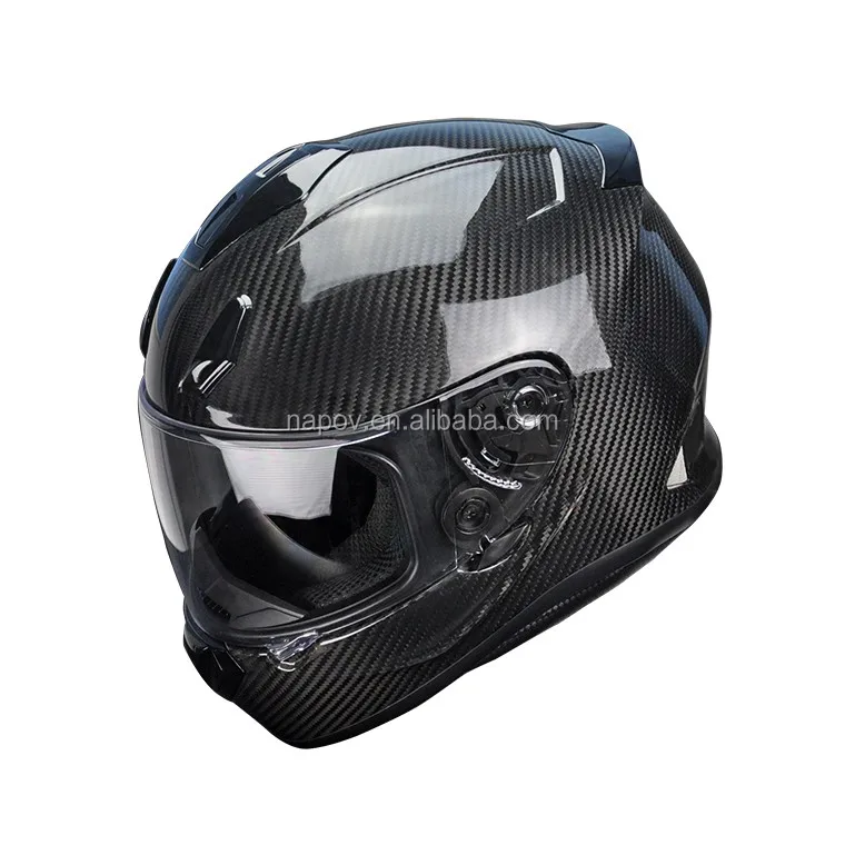 Full Face Carbon Fiber Racing Helmet Motorcycle Accessory Classical ...