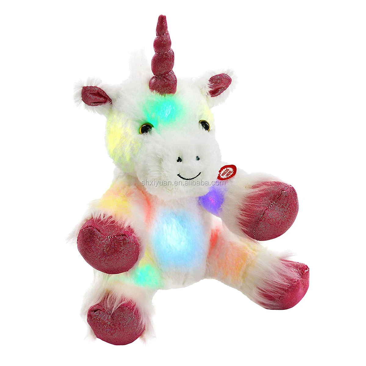 Stuffed Animals Creative Night Light Toys Plush Led Light Up Flashing ...