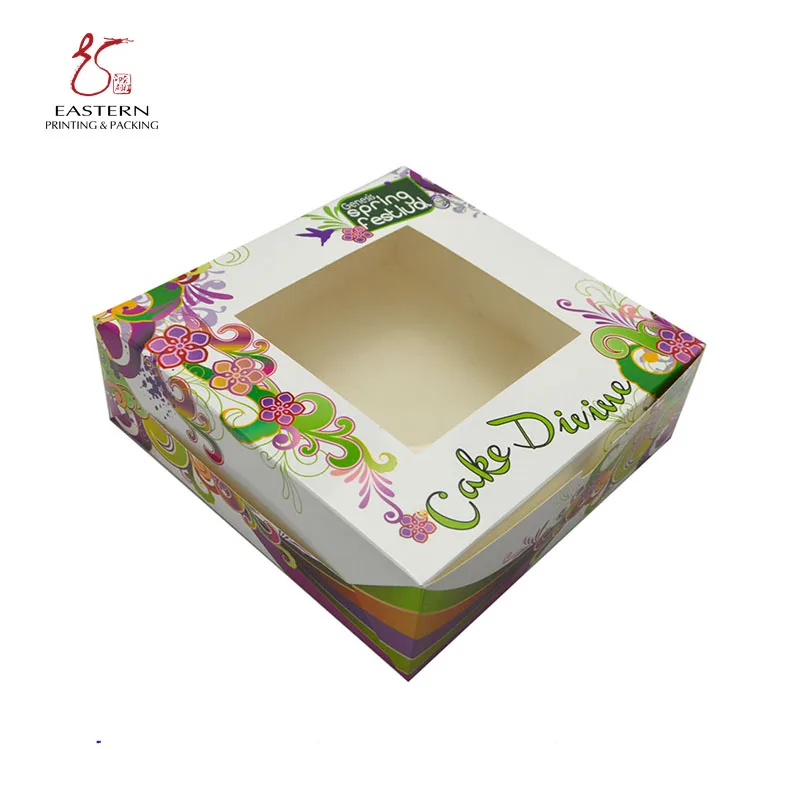 Custom Designs Paper Donut Packaging Box With Clear Window - Buy Donut ...