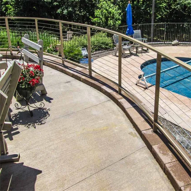 Deck Balustrade Stainless Steel Removable Railing Balcony 316 Aisi ...