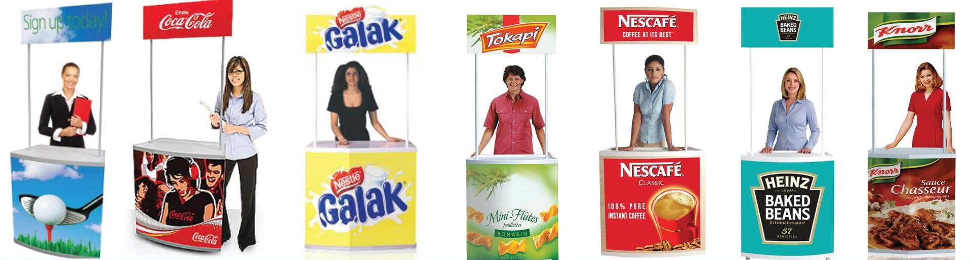 Portable Display Supermarket Promotion Table Counter - Buy Promotional ...