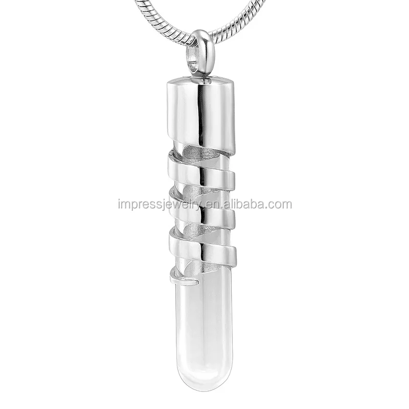 9 Different Design Glass Tube/locket Pendant For Loved One Memorial ...