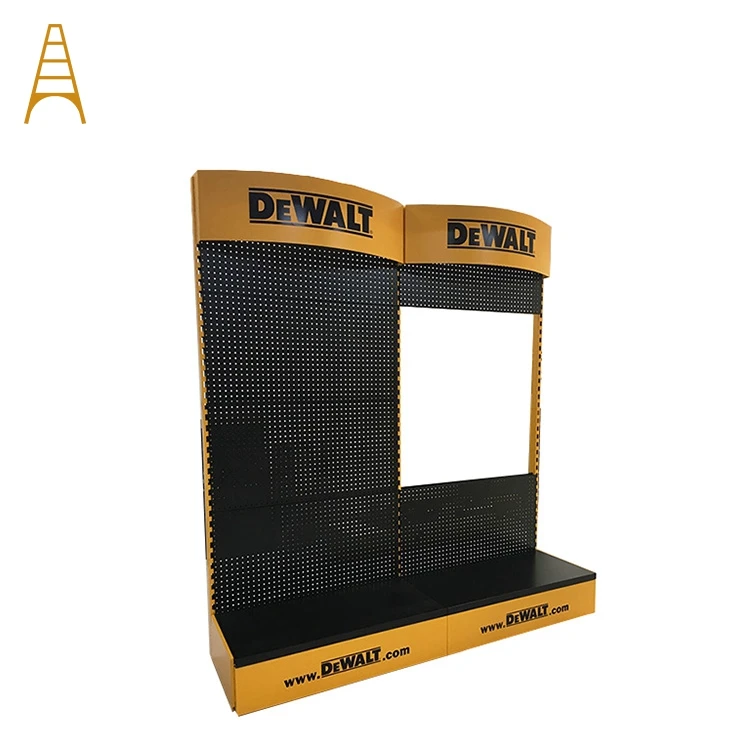 Multifunctional Metal Pegboard Power Tool Display Stand Rack For ...