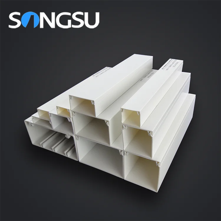 High Level Durable Rectangular Pvc Channel/cable-channel 105x50/french ...