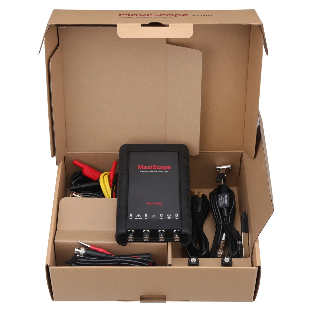 Autel MaxiScope MP408 4 channel automotive oscilloscope basic kit from ...