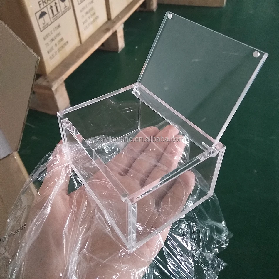 Custom Clear Acrylic Boxes with Magnet Lids - Perfect for Favors