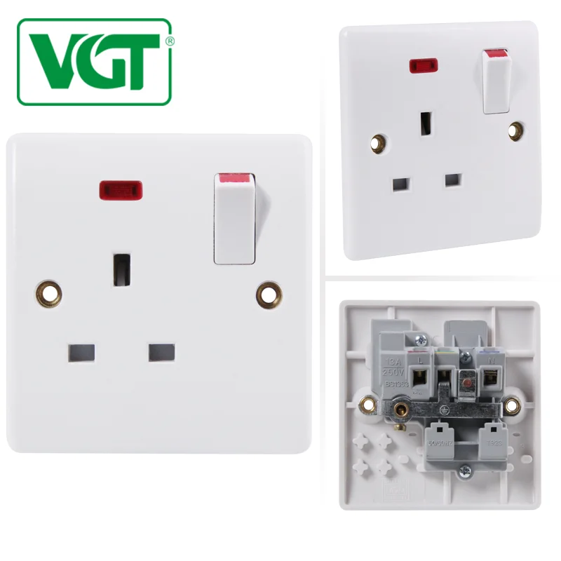 Tremendous Deal Bakelite Wall Socket Double 13a Multi Switched Socket ...