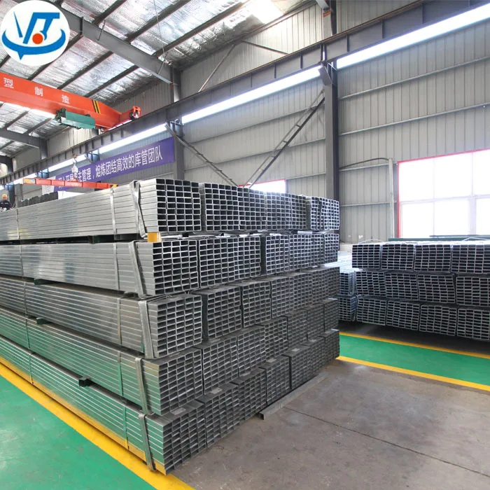 Square Hot Dip Galvanized Steel Hollow Steel Pipe Gi Shs / Rhs Tube ...